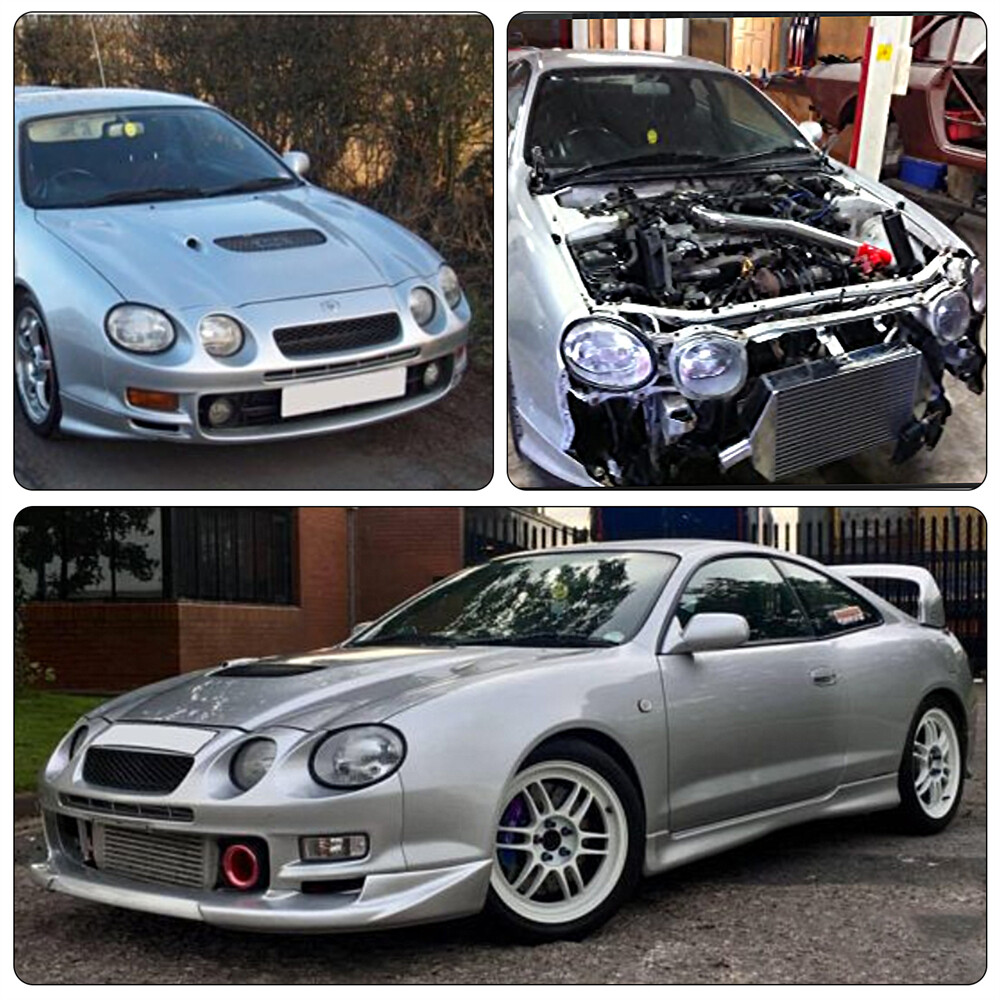 Silicone Intake Hoses For Toyota Celica 2.0 Turbo GT4 ST185 89-94 ST205 ...