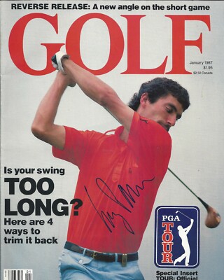 Corey Pavin Autographed Golf Magazine January 1987 Full Rare A953 | eBay