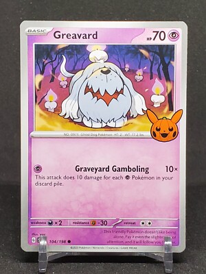 Greavard 104/198 Halloween 2023 Trick or Trade Regular Common Pokemon ...