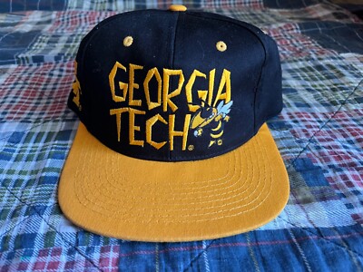 Rare New Vintage Georgia Tech Yellow Jackets Snapback Hat | eBay