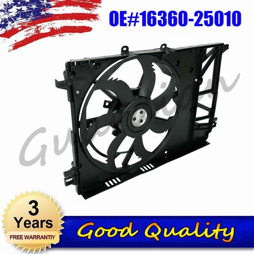 16360-25010 Radiator Condenser Cooling Fan Assembly For Toyota Camry 2 ...