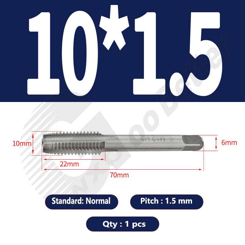 Machine Taps M1 ~ M24 Metric/Imperial Measuring System Manual Tapping ...
