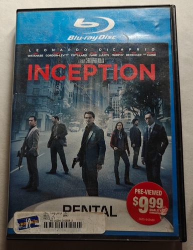 Inception (Blu-ray Disc, 2010) ex-rental | eBay