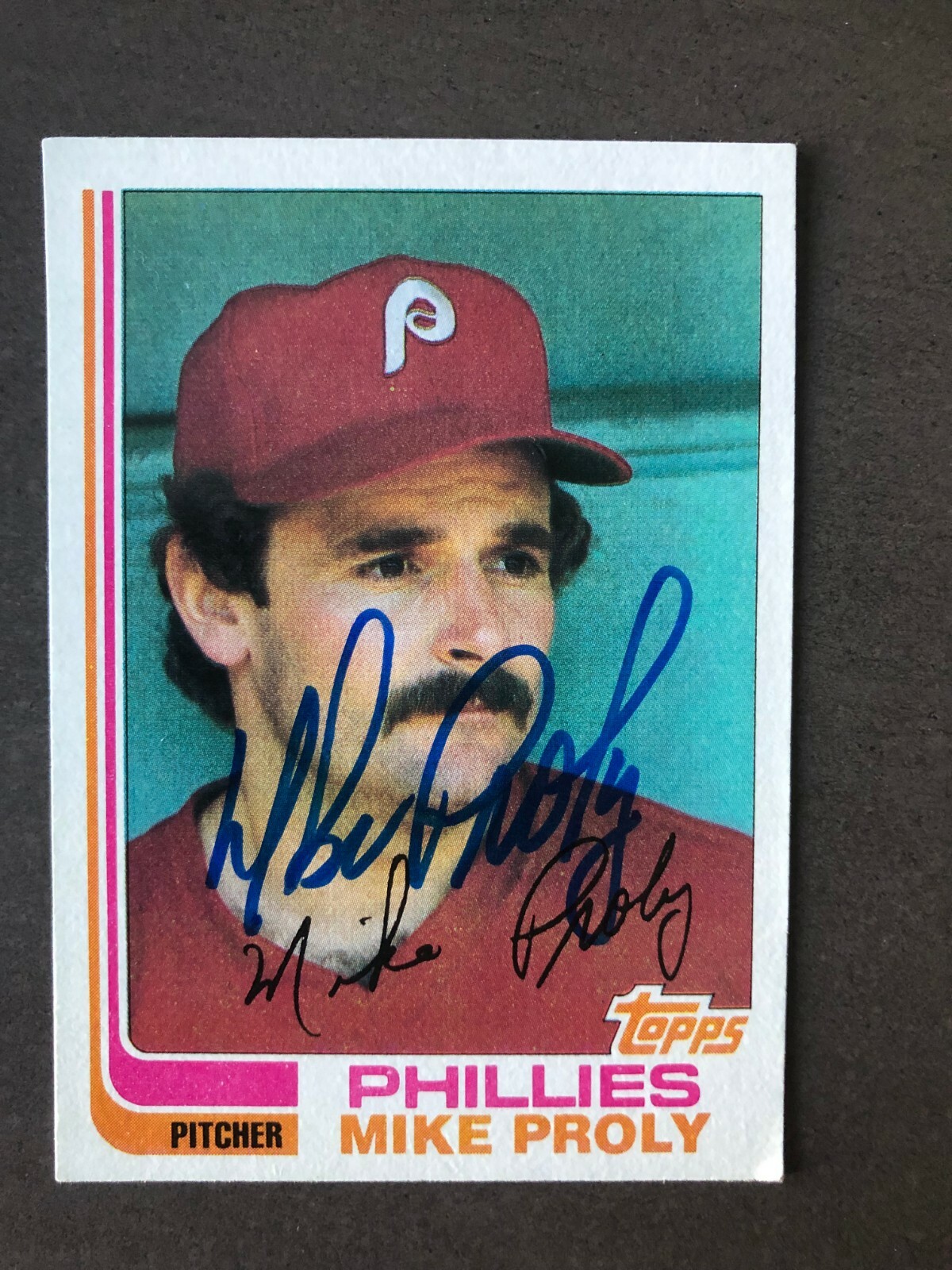 Philadelphia Phillies MIKE PROLY autographed 1982 Topps | eBay