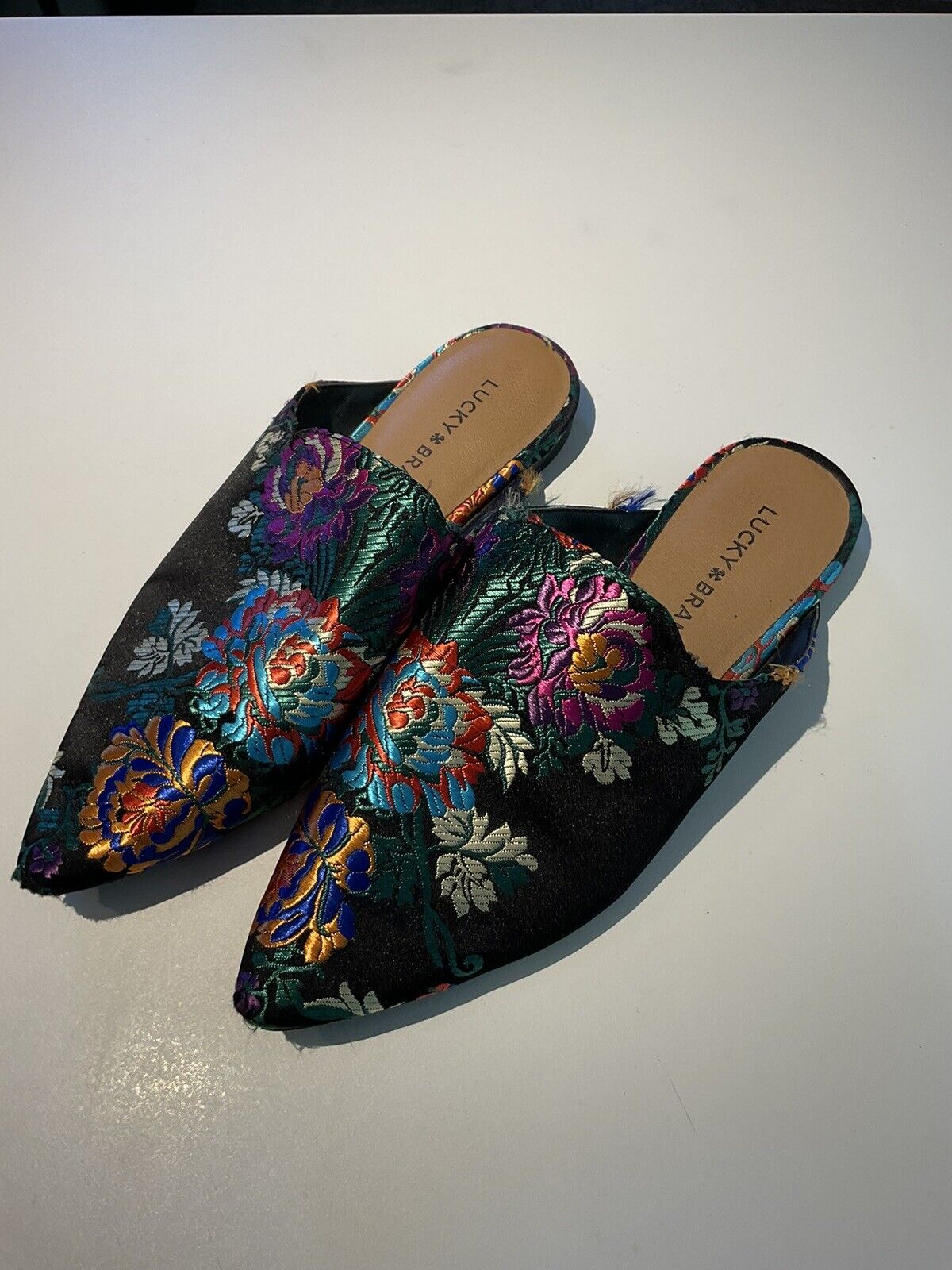 Lucky Brand Blythh Mule Size 7. scuffed toes refer to pictures | eBay