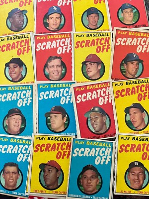1970 Topps Scratch Offs STARS/COMMONS (EX/EXMT) NEW LISTING 224 | eBay
