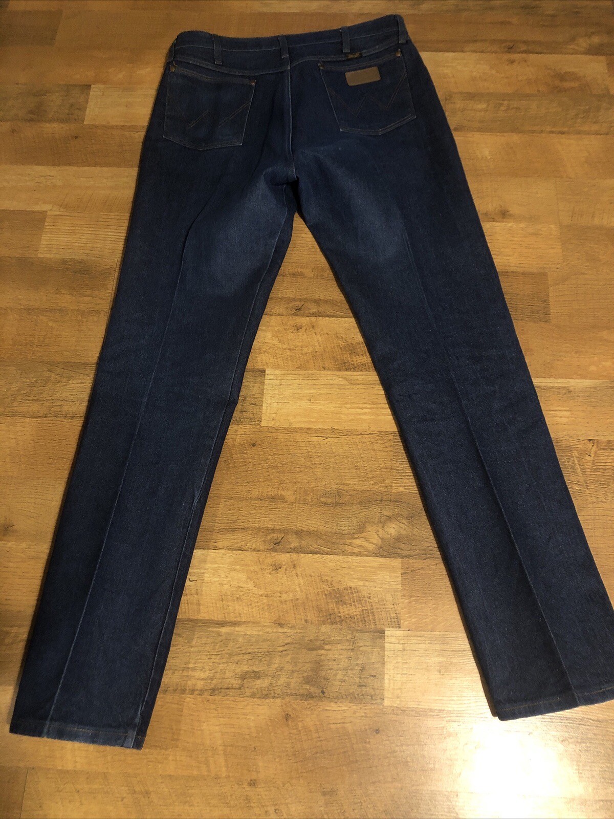 Wrangler Cowboy Cut Jeans Men's 40 34 Dark Wash Starched Ready To Wear ...