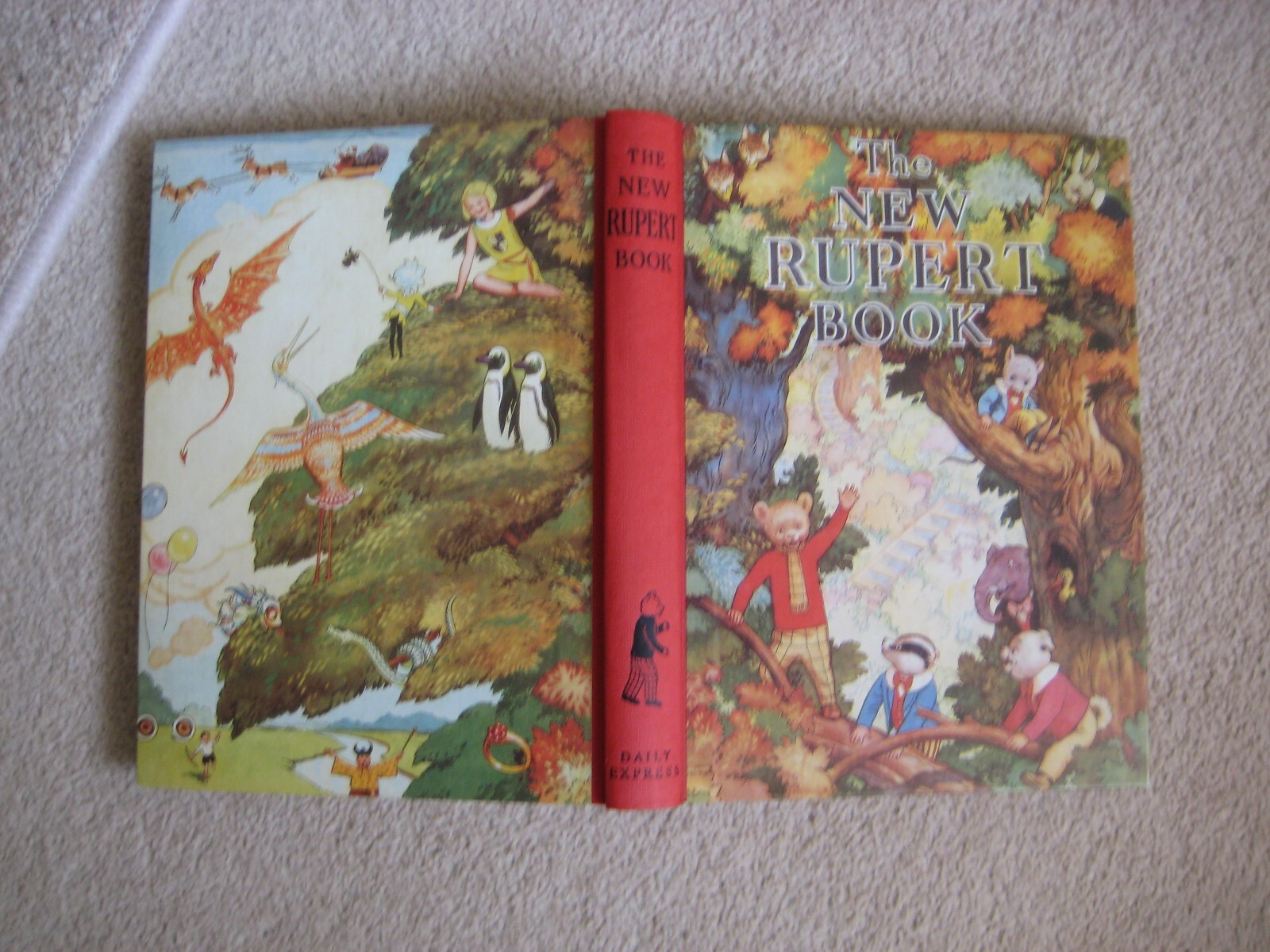 THE NEW RUPERT BOOK 1938. RUPERT THE BEAR ANNUAL 1938. RUPERT BOOK 1938 ...