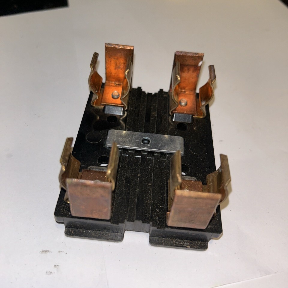 Wadsworth 60 A 240v MAIN RANGE Fuse Pull Out Holder 1 Round 1 Flat ...