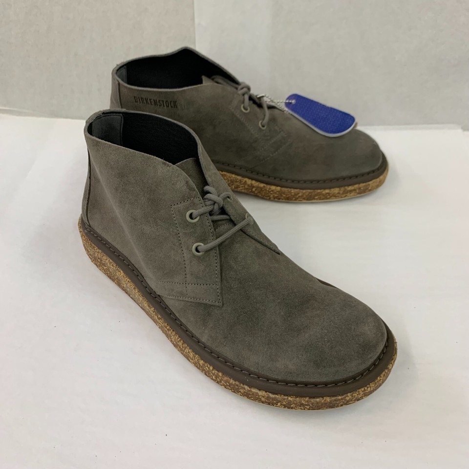 Birkenstock New w/ Box Milton Gray Suede Leather Regular Width - Select ...