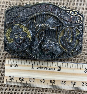 VINTAGE The Great American Buckle Co. The Great American Circus 1986 | eBay