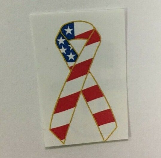 (1) Patriotic American Flag Ribbon Lapel Pin Quality Metal Brand New | eBay