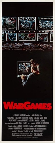 1983 WARGAMES VINTAGE MOVIE POSTER PRINT 36x14 9 MIL PAPER | eBay