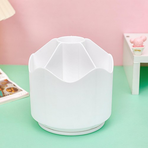 Pen Holder for Kids Tidy Storage Box 360 Rotating Desk Stationery ...
