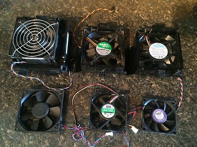 Lot of 6 High Airflow Fan Cooling for PC Computer 12VDC - NMB, TaiSol ...
