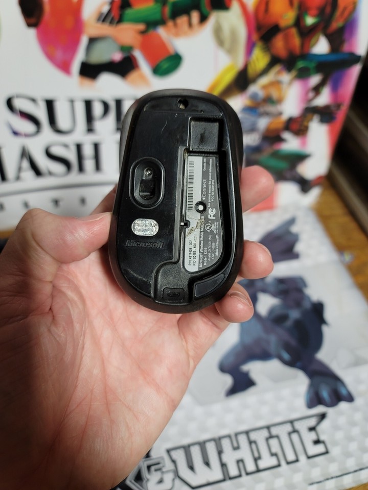 Microsoft USB Wireless Mouse 1359 Notebook Laser 7000 Mac/Win w Dongle ...