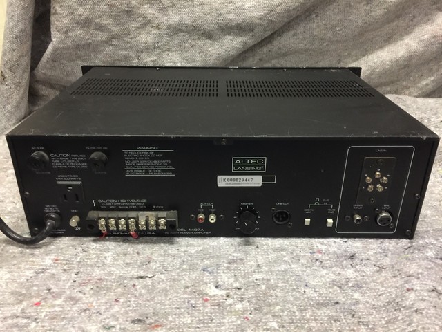 Altec Lansing 1407A 75 Watt Single-channel Power Amplifier for sale ...