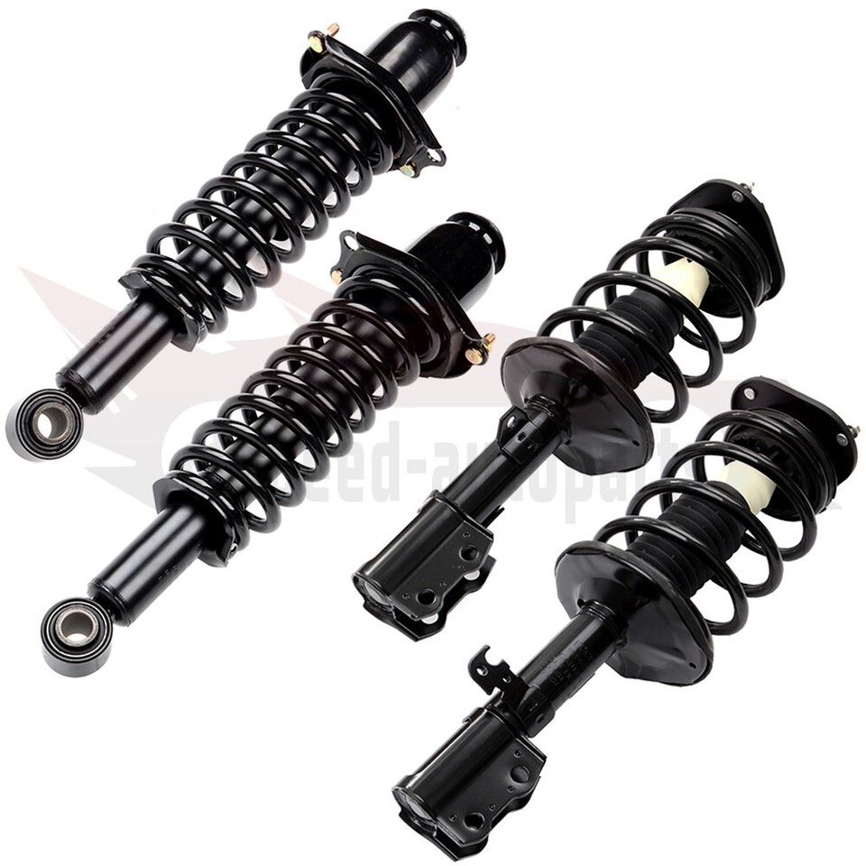 4PCS Front Rear Complete Strut & Spring Assemblies For 2003-2008 Toyota ...