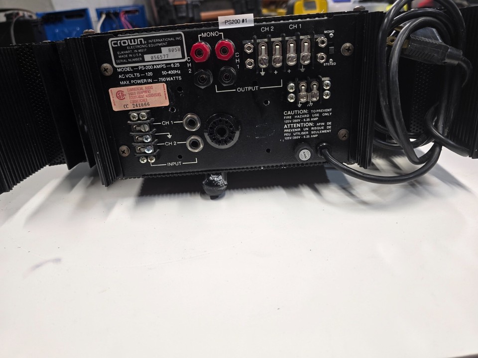 Crown PS200 power amplifier | eBay