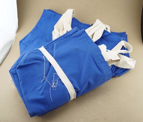New SOME ARE DIRTY (24) Bayside USA-Made Royal Blue Medium Gusset Tote ...