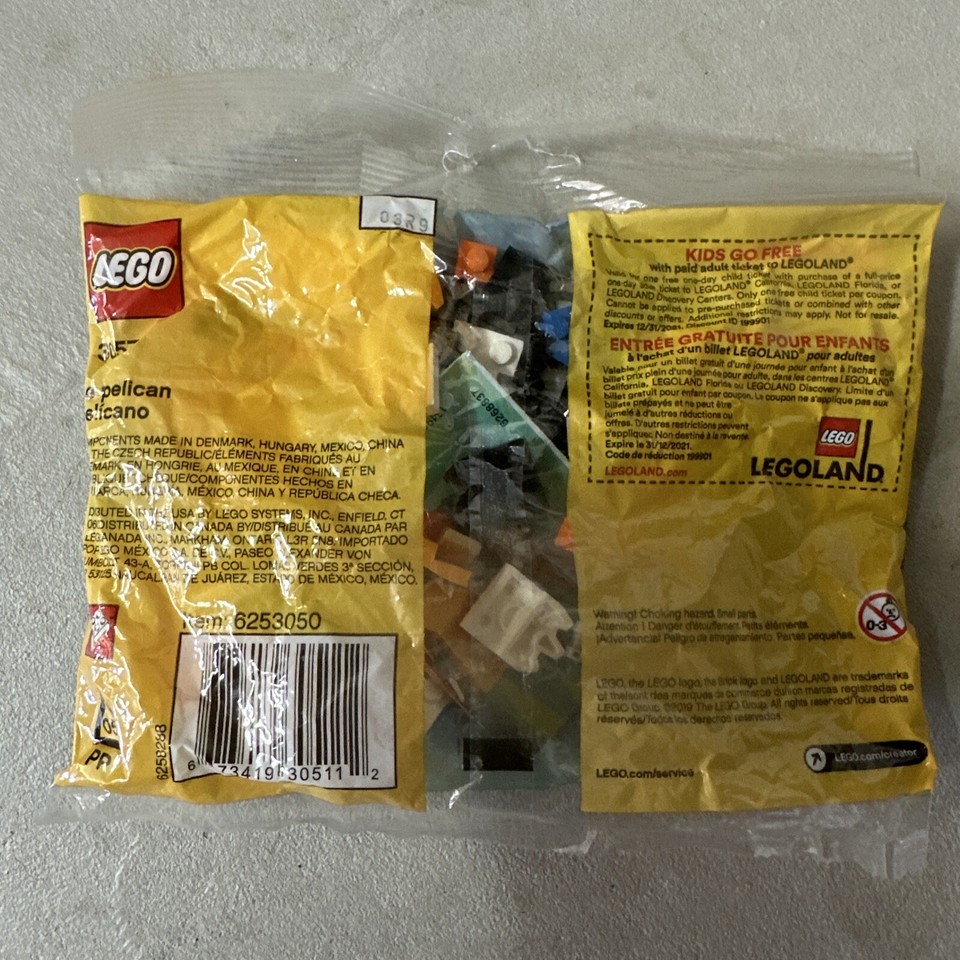 Lego 30571 Pelican 3 in 1 Creator Building Kit -Turkey, Rabbit, 62 ...