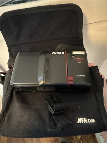 Nikon Tele Touch 300 AF Point & Shoot 35mm Film Camera 35-55mm Macro ...