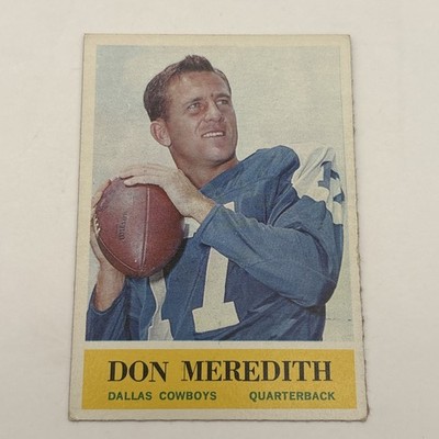 1964 Philadelphia Gum Football #51 Don Meredith - Dallas Cowboys | eBay