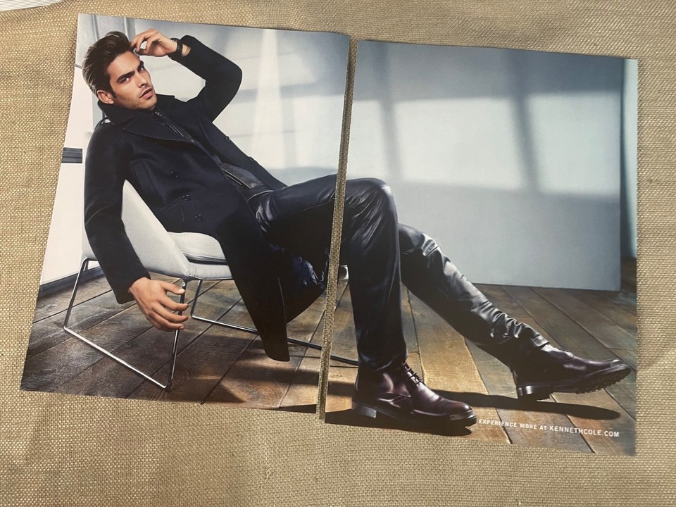 Kenneth Cole Wear Your Voice multi page magazine advertisement ad front ...