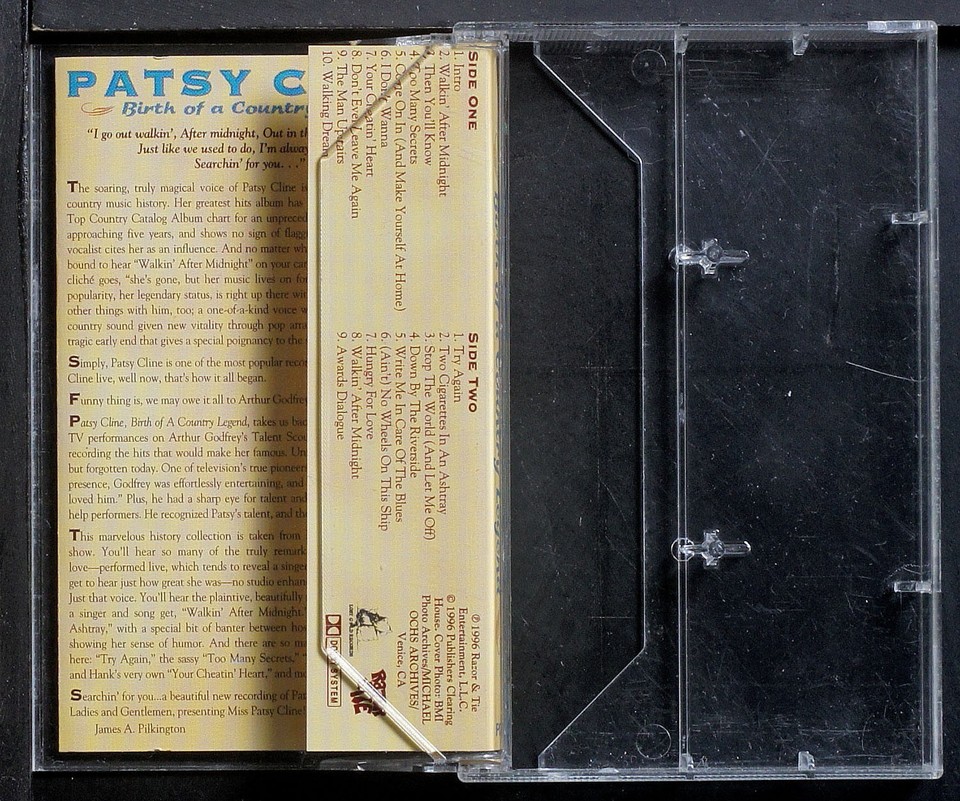 Patsy Cline - Birth Of A Country Legend - MC Cassette [NH25054] USA | eBay