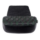Advanblack Raptor Small Backrest Pad Green Stitching Fits Harley ...