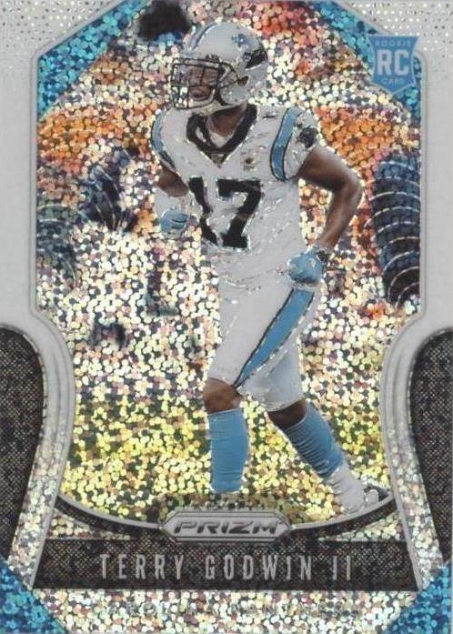 2019 Panini Prizm - Rookies Terry Godwin II #393 White Sparkle Prizm ...