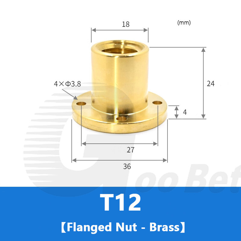 T12 - T36 Vise Hardware Kit ACME Thread Lead Screw Nut Workholding ...