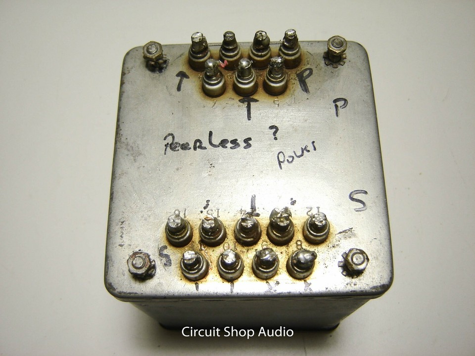 Vintage Peerless Potted Style Power Transformer -- KT | eBay