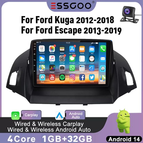9" Android 14 For Ford Escape Kuga 2012-2019 Car Stereo Radio CarPlay ...