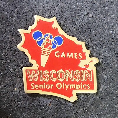 Wisconsin State Senior Olympic Games Collectible Enamel Lapel Pin | eBay