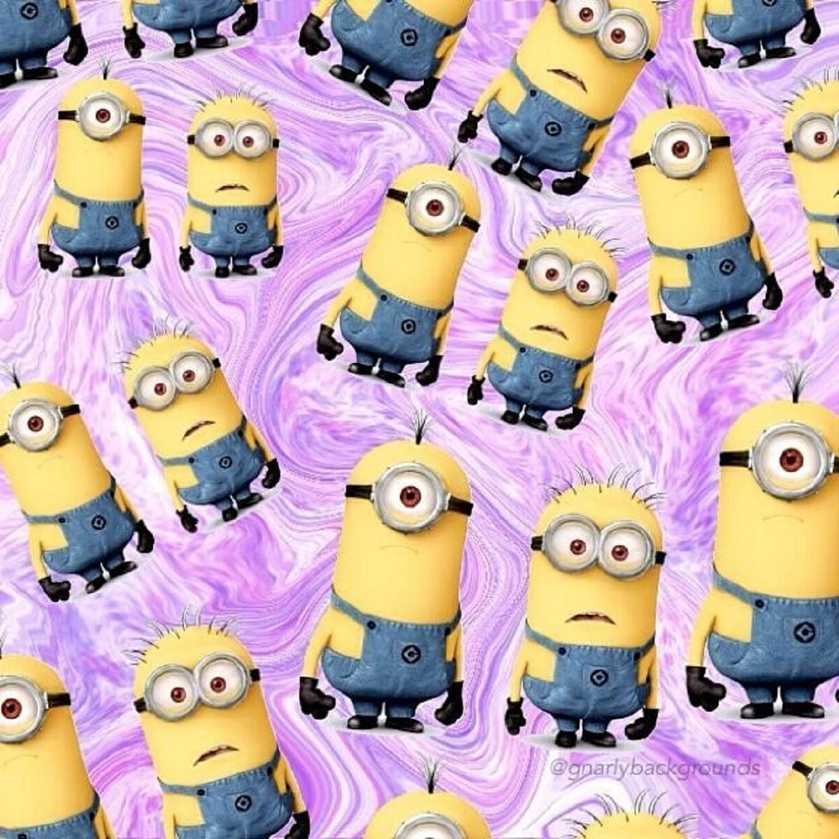 Cute Purple Minions Wallpaper