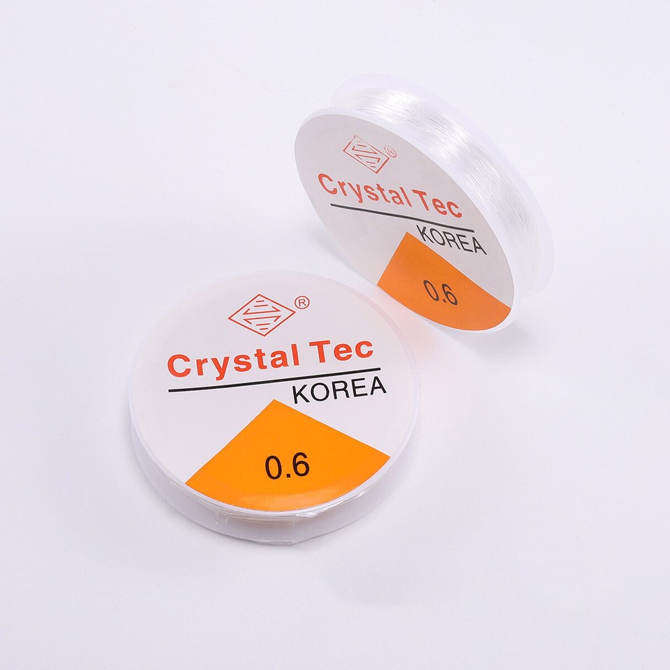 1pc Transparent Elastic Crystal Cord For Jewelry Making Beading ...