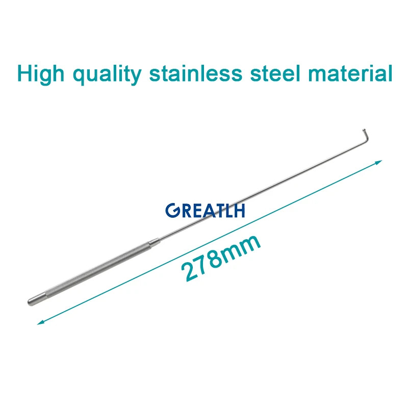 Stainless Root Probe Dual Channel Lumbar Pedicle Probe Orthopedic 278mm ...