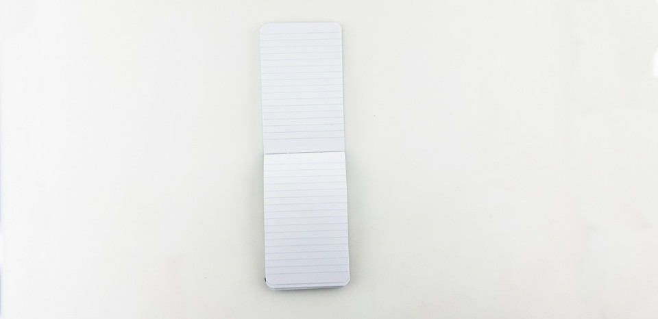 Silvine Black Police Style Pocket Notebook With With Elasticated Stiff ...