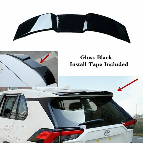 Fit For TOYOTA RAV4 2019-2024 Rear Window Roof Spoiler Wing Lip Painted ...