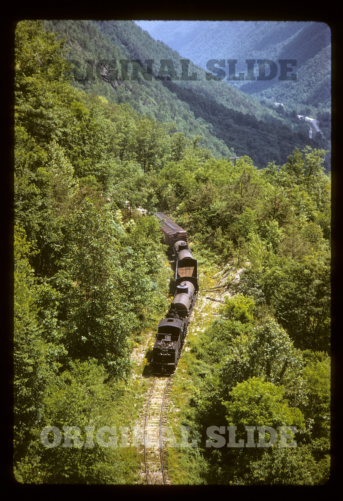 Orig 1960 Slide - Graham County Railroad Shay North Carolina Lumber ...