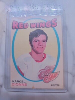 1971-72 O-Pee-Chee Hockey MARCEL DIONNE Rookie Card #133 Detroit Red ...