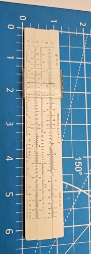 Vintage 6" Pocket Size Sterling Slide Rule Ruler No. 587 Made In USA | eBay