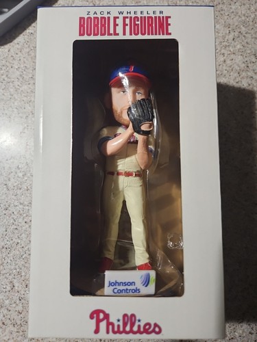 Philadelphia Phillies Zach Wheeler Bobblehead 5/16/25 Johnson Controls ...