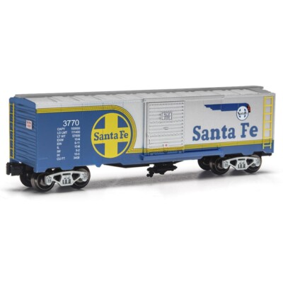 O Gauge Box Car - SANTA FE BLUEBONNET - New Item - Never Ran - Free ...