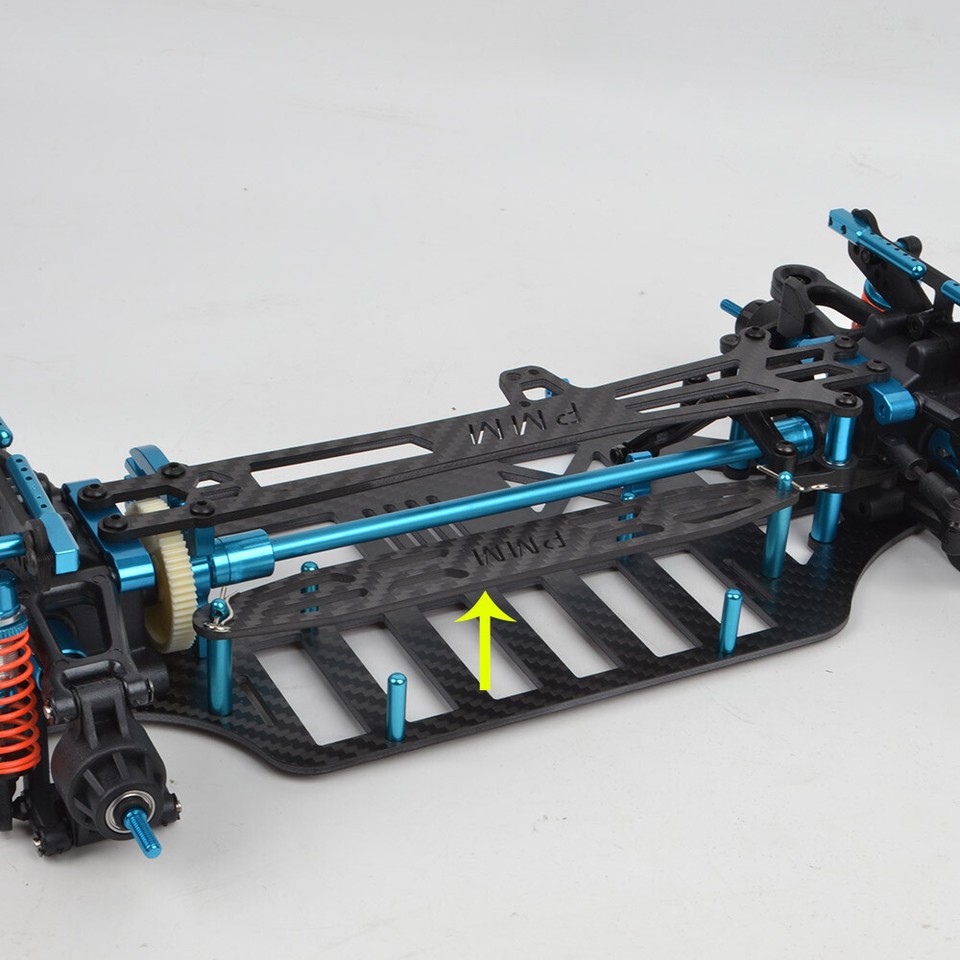 51319 Carbon Upper Deck (D-Parts) for Tamiya TT-01 Type E / TT-01E ...