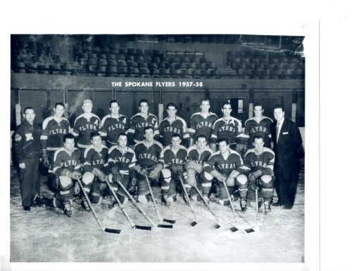 1957 1958 SPOKANE FLYERS HOCKEY TEAM 8X10 PHOTO WASHINGTON USA | eBay