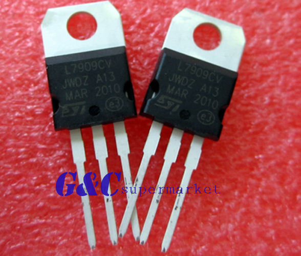 50PCS IC L7905CV L7905 7905 TO-220 ST Voltage Regulator 5V ST NEW GOOD ...
