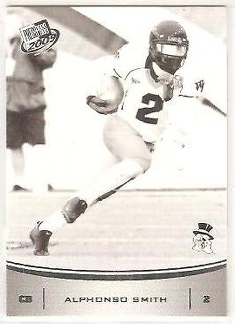 Alphonso Smith Denver Broncos Wake Forest 2009 Press Pass #50 BLACK AND ...