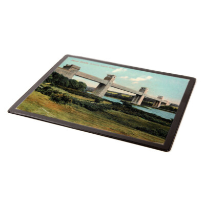 MOUSE MAT - Vintage Wales - Menai Straits, Britannia Tubular Bridge ...